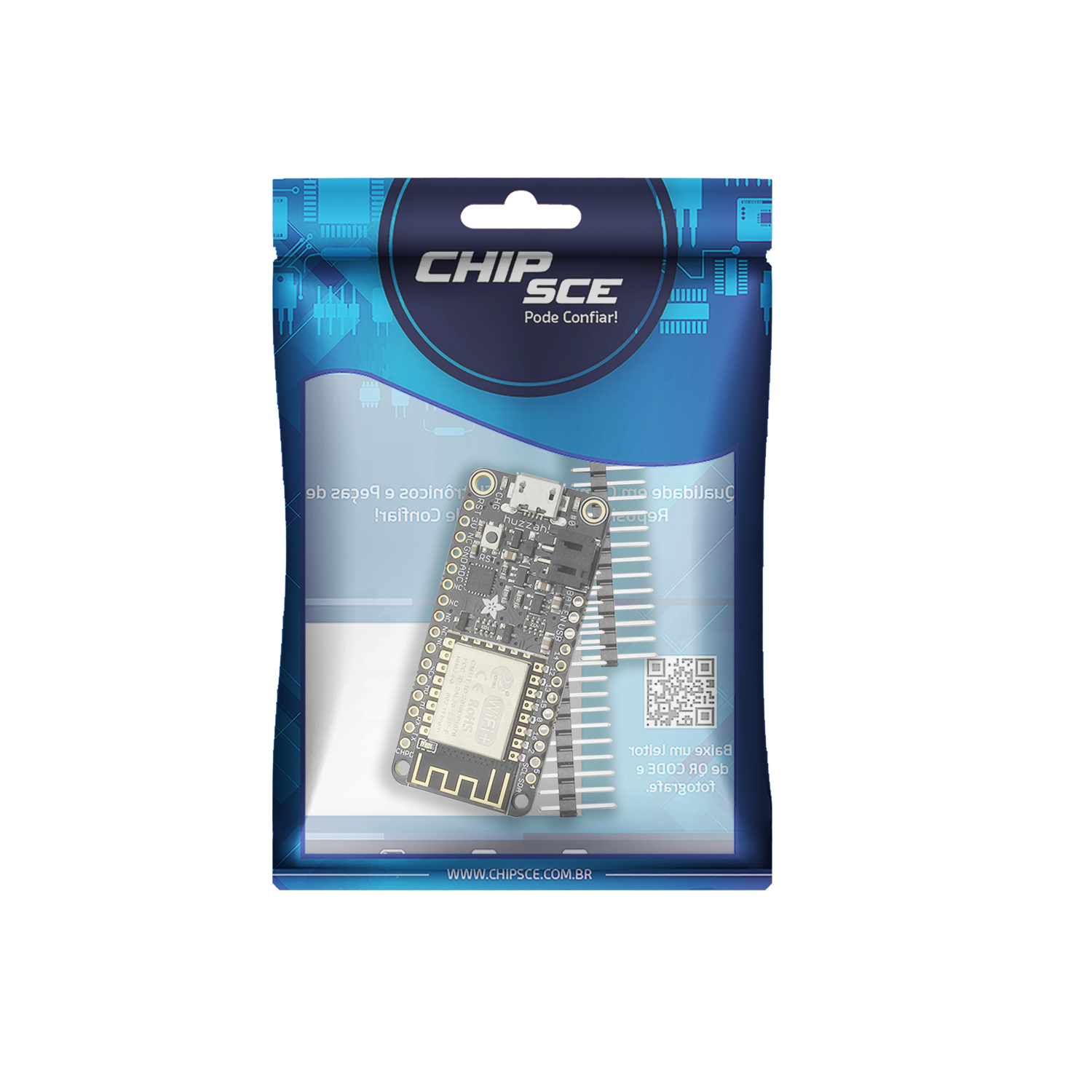 Módulo Arduino Feather Huzzah Esp8266 Com Wi Fi 010 0292 Santana Importação E Exportação