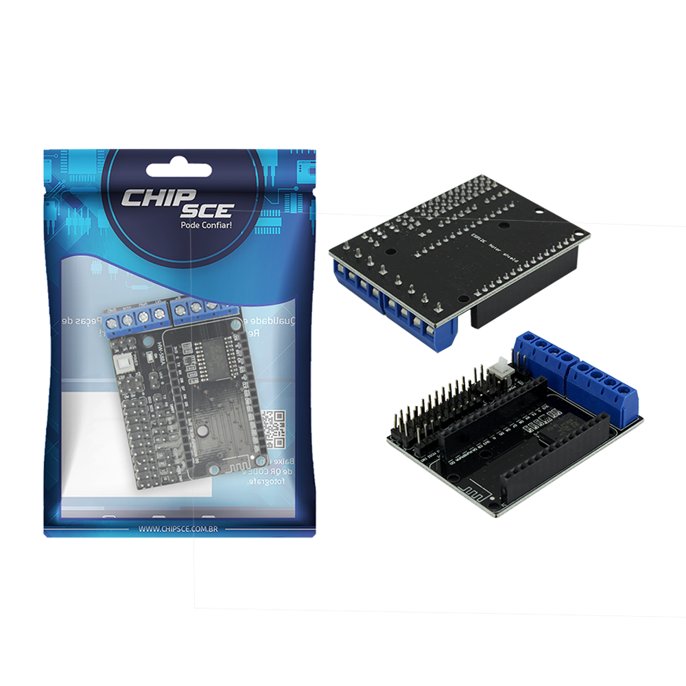 MODULO ARDUINO MOTOR SHIELD ESP8266 NODEMCU V2 010-0356 | Santana ...