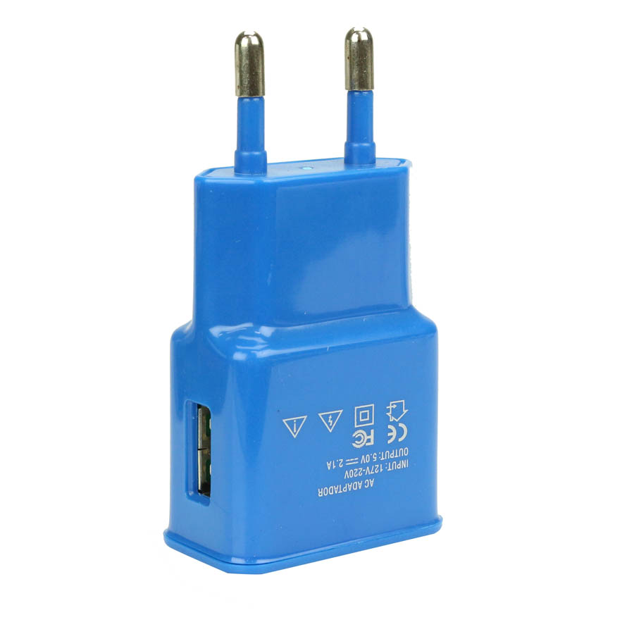 Fonte USB 5V 2.1a - Azul | Santana - Importação e Exportação